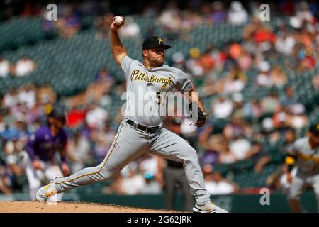 Pittsburgh Pirates' David Bednar (51) celebrates the team's win over ...