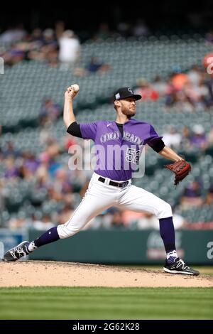 Colorado Rockies pitcher Daniel Bard (52) and Colorado Rockies catcher ...