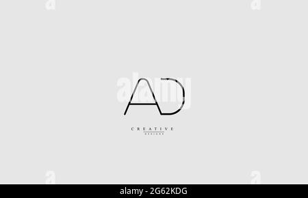 DA Alphabet letters Initials Monogram logo Stock Vector Image & Art - Alamy
