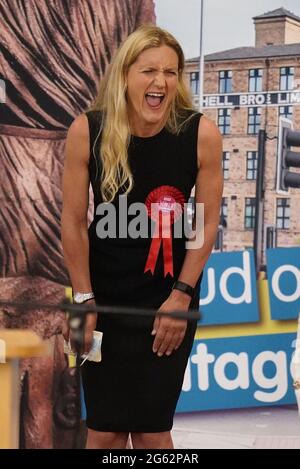 The declaration where Kim Leadbeater won the Batley and Spen by ...