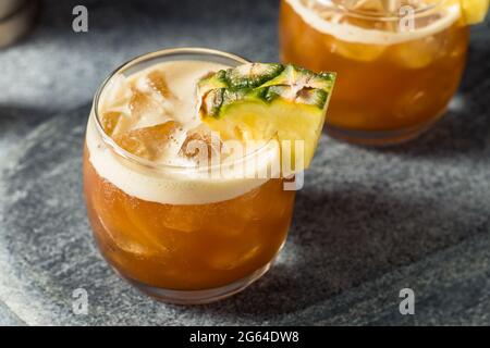Boozy Refreshing California Surfer Rum Cocktail with Pineapple Stock ...