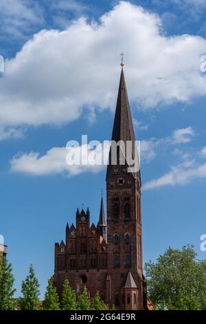 Saint Alban's church in Odense, Denmark Stock Photo - Alamy