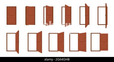 Cartoon room doorway frames Stock Vector Image & Art - Alamy