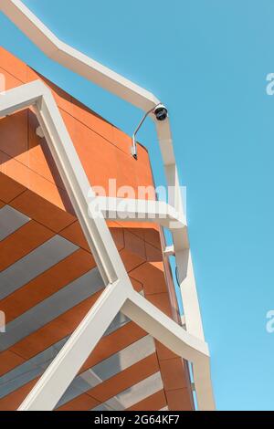 A vertical shot of a modern building on a sunny day Stock Photo - Alamy