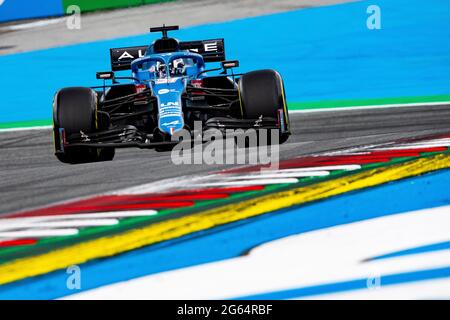 #37 Guanyu Zhou (CHN) Alpine F1 Team A521 Test Driver. Austrian Grand ...