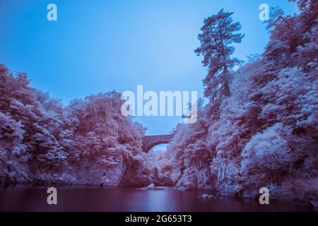 banff bridge scotland infrared Stock Photo - Alamy