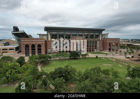 An aerial view of Kyle Field, Sunday, May 30, 2021 in College Station ...