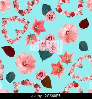 Seamless pattern of different colors colorful umbrellas isolated on ...