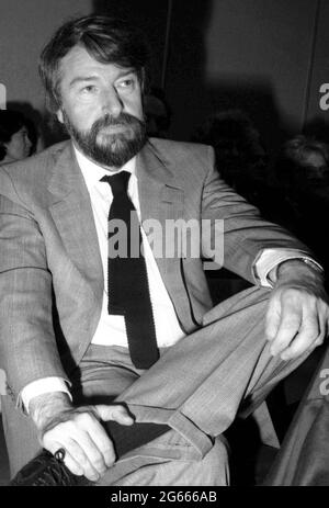 Portrait of the Romanian artist and politician Eugen Mihaescu in 1995 ...
