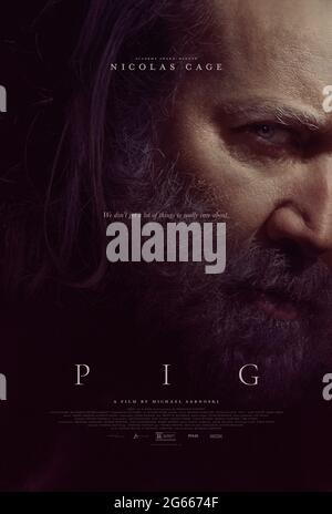 PIG, Nicolas Cage, 2021. © Neon /Courtesy Everett Collection Stock ...