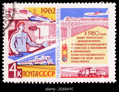 22nd Communist Party Congress in Moscow, Oct. 17, 1961. Nikita ...