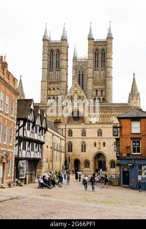 Gate house Lincoln Castle Stock Photo - Alamy