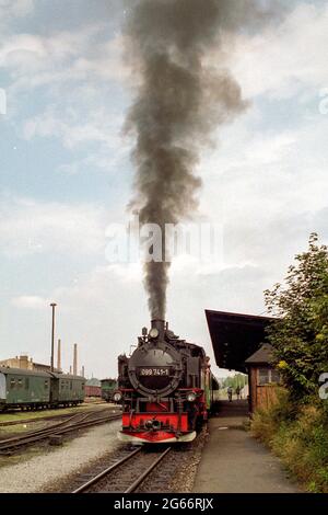 The Freital Hainsberg narrow gauge railway in 1996 Stock Photo - Alamy