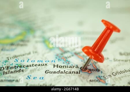 Solomon Islands, capital Honiara, Asia, Southern Pacific Stock Photo ...