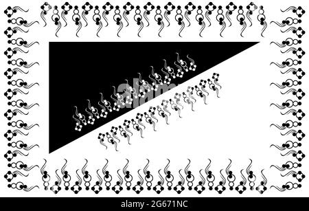 Rectangle border design concept of indian traditonal and cultural ...