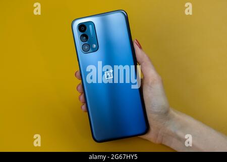 OnePlus Nord N200 5G smartphone Stock Photo - Alamy