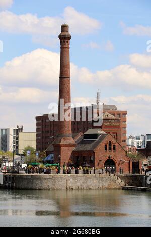 The Pumphouse Pub, Hartley Quay, Royal Albert Dock, Liverpool Stock ...