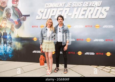 Raphael Guez and guest attends 'Comment Je Suis Devenu Super-Heros ...