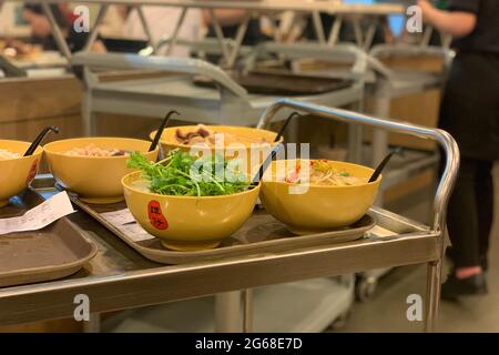 Tamjai Yunnan Mixian in Hong Kong, one of popular food chain for noodle ...