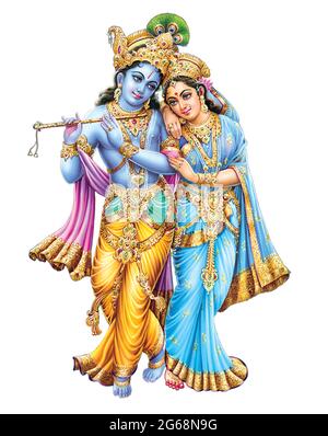 Indian God Radhakrishna, Indian Lord Krishna, Indian Mythological Image ...