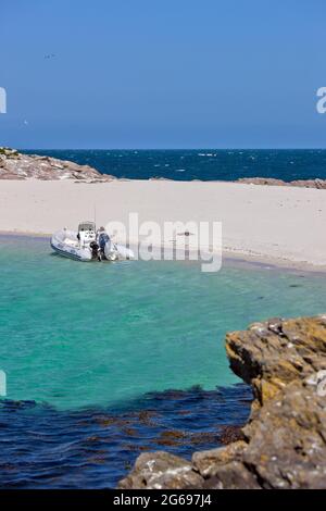 FRANCE. BRITANY. FINISTERE (29) MOLENE ISLAND. PIERRES NOIRES ...