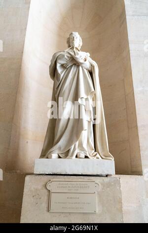 Cardinal de Richelieu statue at the Palace of Versailles in France ...