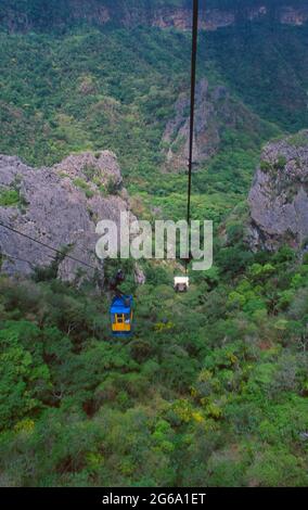 Brasil: The cable car in Ubajara National park in Ceara where there are ...