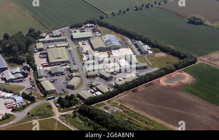 aerial view of Barker Business Park, Melmerby, Ripon, North Yorkshire ...