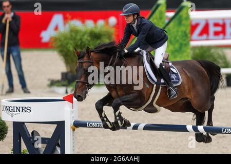 ROTTERDAM, NETHERLANDS - JULY 4: Ioli Mytilineou (GRE) on Levis de Muze ...