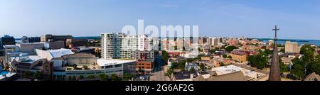 Aerial photograph of State Street, Madison, Wisconsin, USA Stock Photo ...