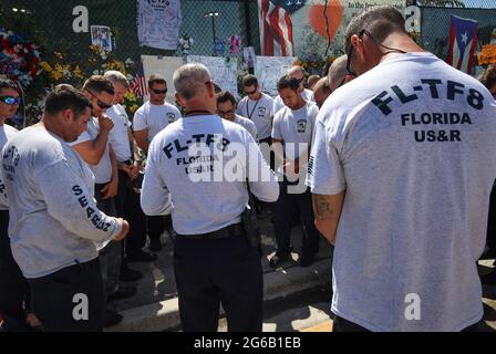 MIAMI, FL (July 11, 2021) – FCO Tom McCool in stands in solidarity ...
