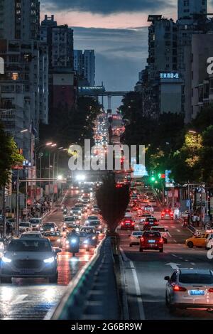 Road system. Road interchanges. Multi-level highways. The movement of ...
