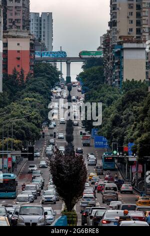Road system. Road interchanges. Multi-level highways. The movement of ...