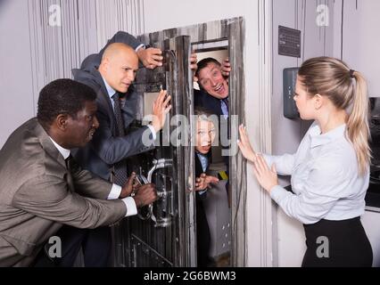 Escape room stylized like thriller Stock Photo - Alamy