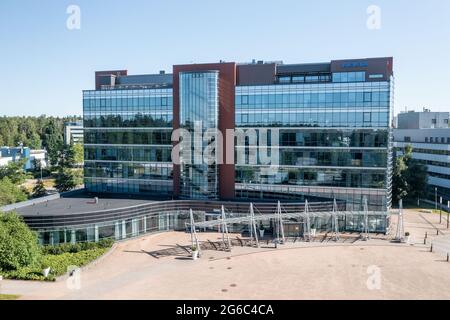 Nokia Corporation head office main entrance Stock Photo - Alamy