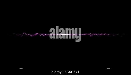 Image of purple light trails floating on black background Stock Photo ...