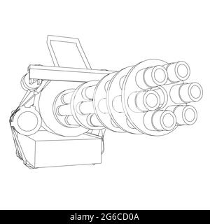 Browning Machine Gun Vector Stock Vector Image & Art - Alamy