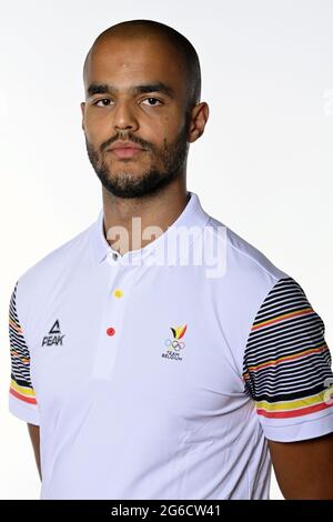 Belgian Michael Obasuyi pictured during a photoshoot for the Belgian ...