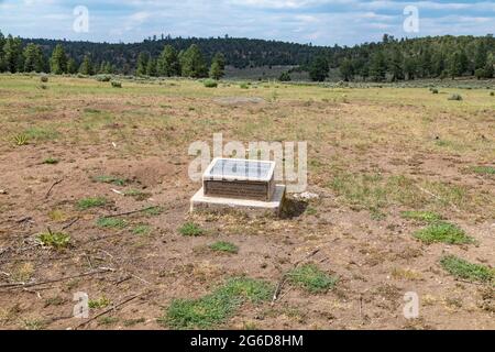 Dulce, New Mexico - The site of Project Gasbuggy, a 1967 nuclear ...
