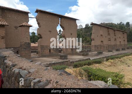 Old ancient buildings with strange designs in Peru old ruined building ...