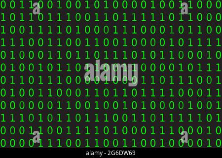 Program datum background. Green programming binary coding. Matrix ...
