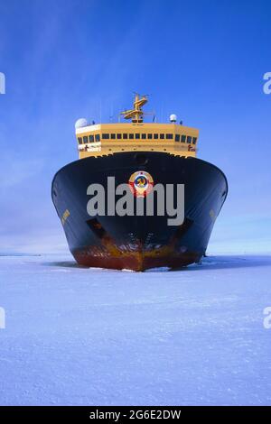 Russian icebreaker Kapitan Khlebnikov, Weddell Sea, Antarctica Stock ...