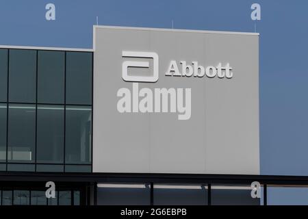 Westfield - Circa July 2021: Abbott Laboratories manufacturing facility ...