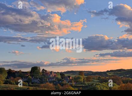 englishcombe bath golden hour Stock Photo - Alamy