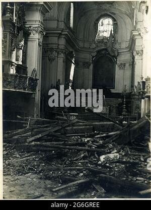 Church of San Pietro Martire, WWII WW2 - naples italy - historic center ...