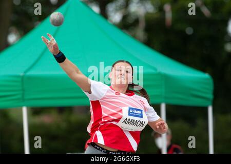 Mannheim, Deutschland. 03rd July, 2021. Winner Chiara SISTERMANN (GER ...