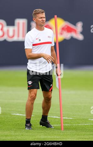 Leipzig, Germany. 06th July, 2021. Football: Bundesliga, Training kick ...
