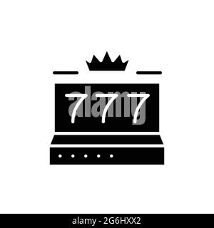 777 color line icon. Isolated vector element. Outline pictogram for web ...