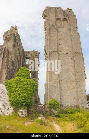 corfe castle dorset summer attraction west country england Stock Photo ...
