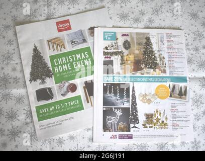 Argos Christmas catalogues Stock Photo - Alamy
